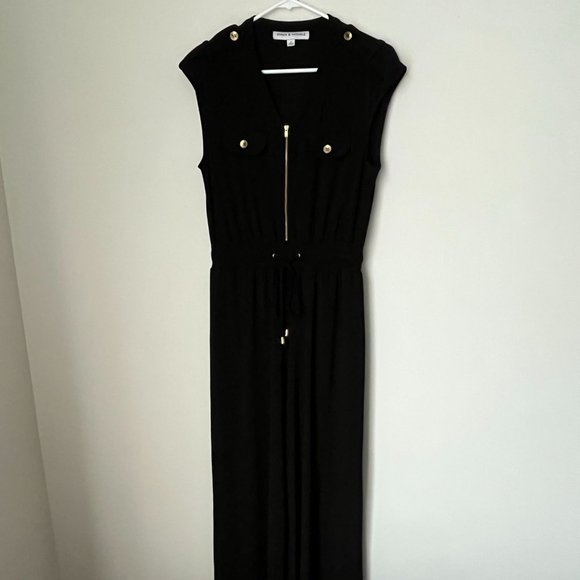 Emma & Michele | Pants & Jumpsuits | Emma Michelle Black Jumpsuit S ...